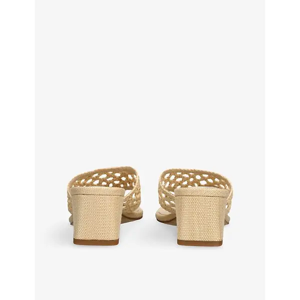 Dolce Vita Barlo Raffia Heeled Sandals