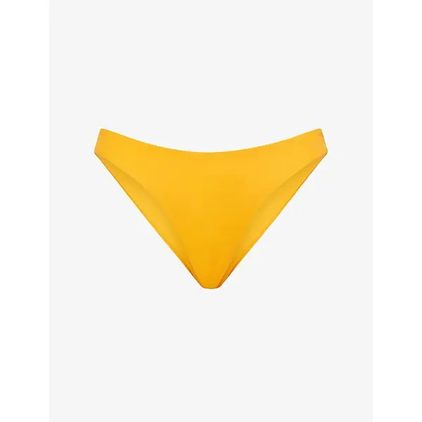 AWAY THAT DAY Fiji High-rise Bikini Bottoms - Mango