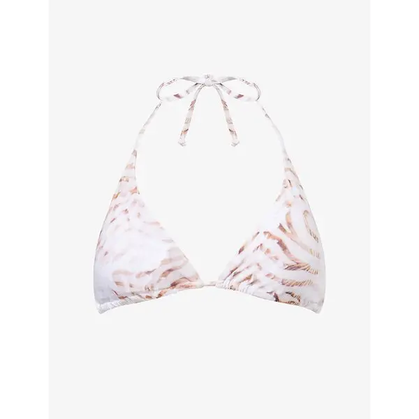 GRACEJACOB Coconut Triangle Bikini Top - Multi