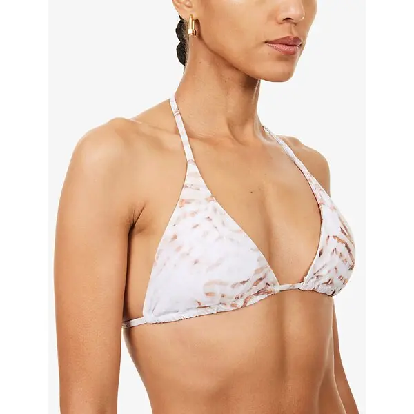 GRACEJACOB Coconut Triangle Bikini Top