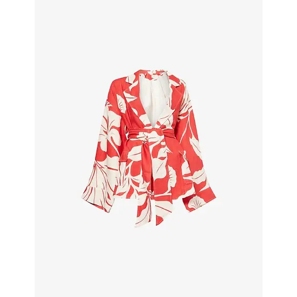 Second Summer Paloma Belted Linen Jacket