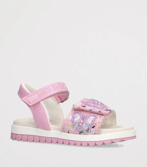 LELLI KELLY Serena Embellished Butterfly Sandals