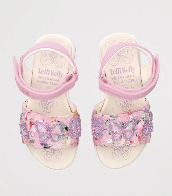 LELLI KELLY Serena Embellished Butterfly Sandals