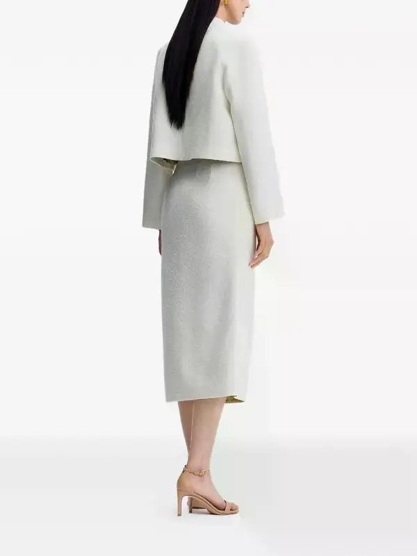 Shanghai Tang Floral Button Skirt
