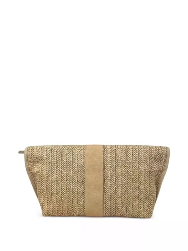 GIANNI CHIARINI Marigold Woven Clutch Bag