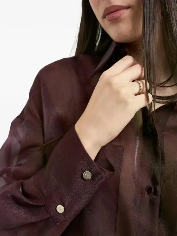 Liu Jo Organza Shirt With Pocket Details