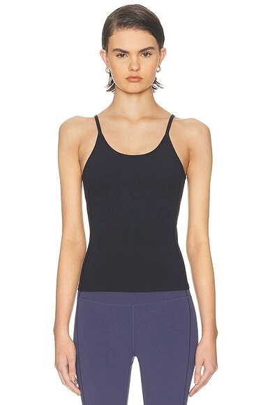 LEFT ON FRIDAY Barre Long Tank Top - Jet