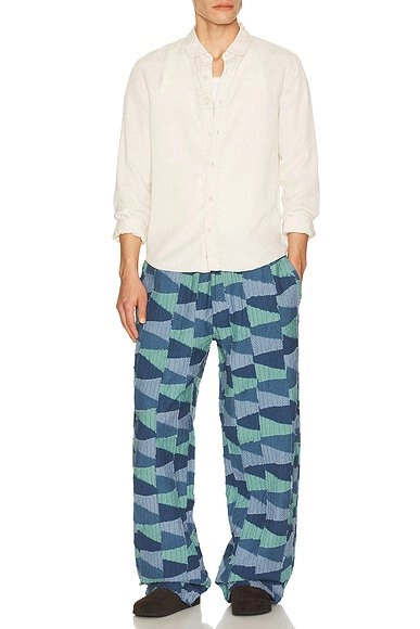 KARDO Patchwork Seersucker Trousers