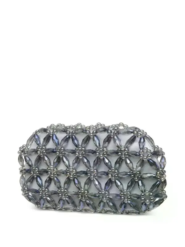 0711 TBILISI Tebea Embellished Clutch Bag - Grey