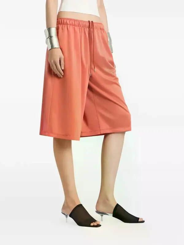 COURREGES Back-panel Shorts - Orange