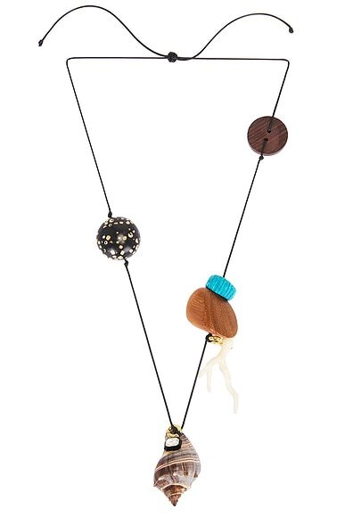 Timeless Pearly Charms And Shells Necklace