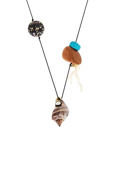 Timeless Pearly Charms And Shells Necklace
