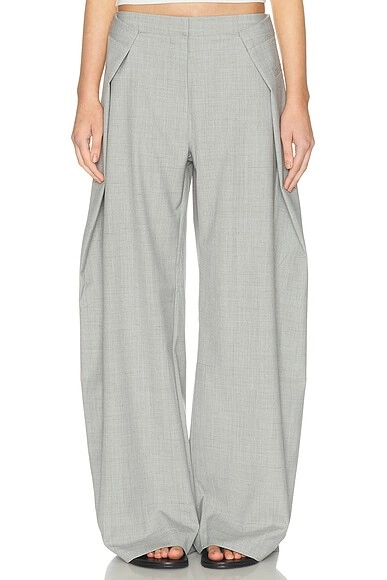 ST. AGNI Tailored Fold Pant