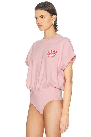 WILLY CHAVARRIA Ropita Bodysuit - Chicle
