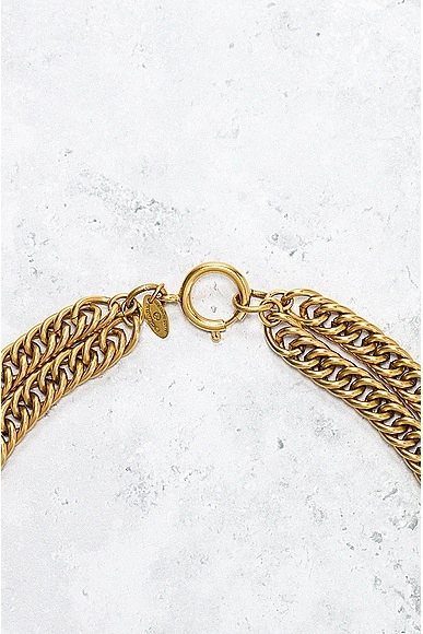 Chanel Logo Chain Necklace