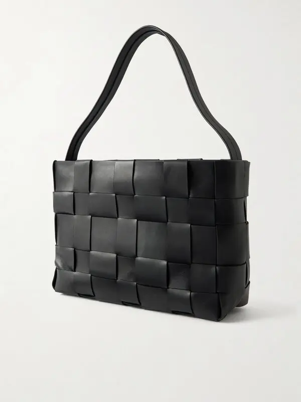 ST. AGNI Mini Leather Shoulder Bag - Black