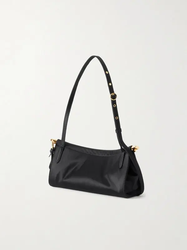 Alaïa Le Click Small Satin Shoulder Bag - Black