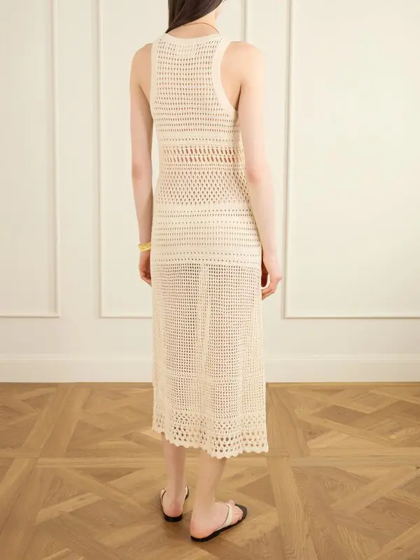 MARANT ETOILE Zaro Open-knit Maxi Dress