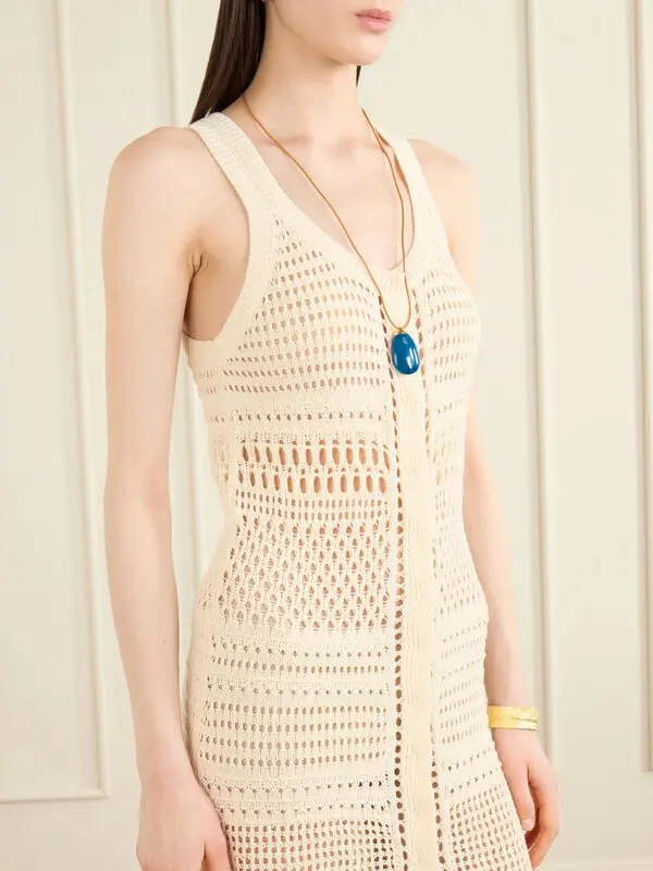MARANT ETOILE Zaro Open-knit Maxi Dress
