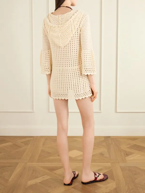 MARANT ETOILE Zelnie Crocheted Mini Dress