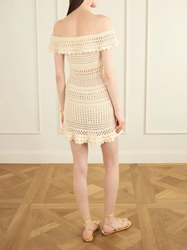 MARANT ETOILE Zoa Crocheted Mini Dress