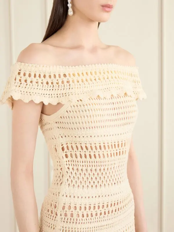 MARANT ETOILE Zoa Crocheted Mini Dress