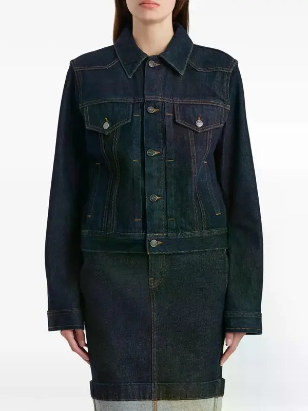Khaite Augustine Denim Jacket - Blue