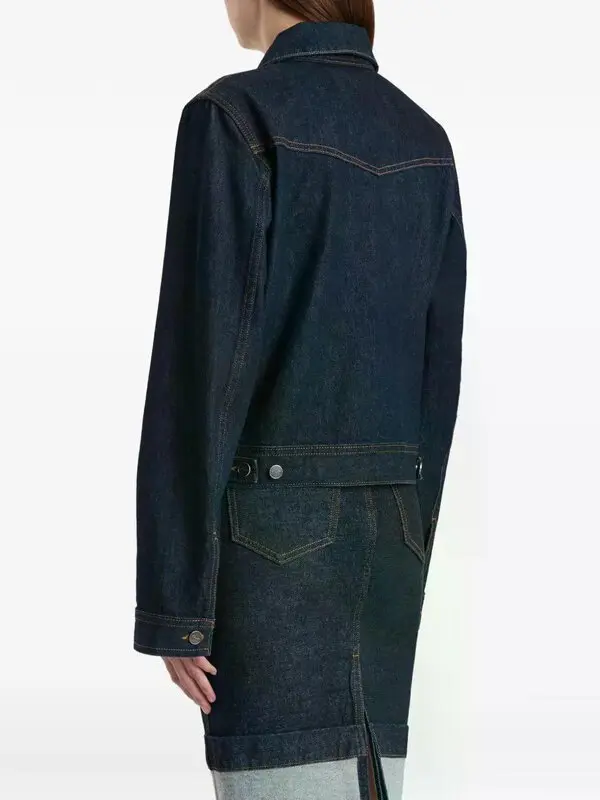 Khaite Augustine Denim Jacket - Blue
