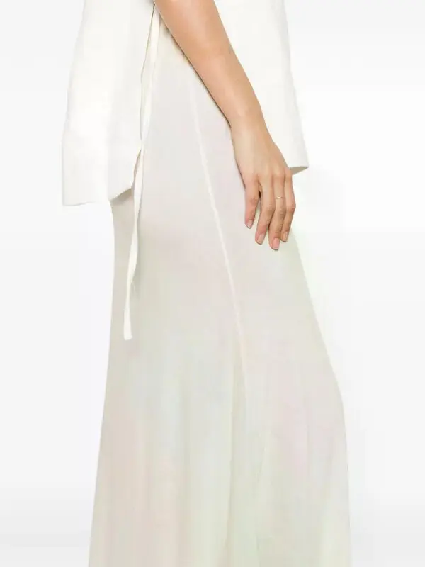 Avant Toi Hand-painted Midi Skirt