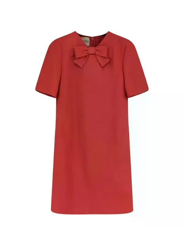 Valentino Garavani Bow Mini Dress - Red