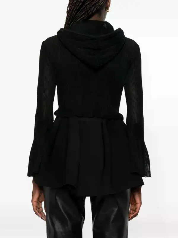 CFCL Zip Flared-cuff Hoodie