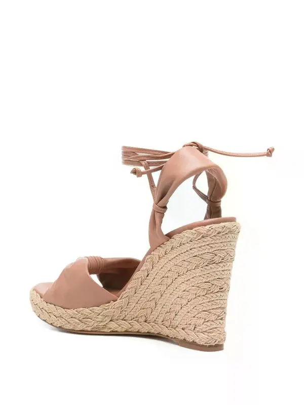 AQUAZZURA Knot Wedge Espadrilles
