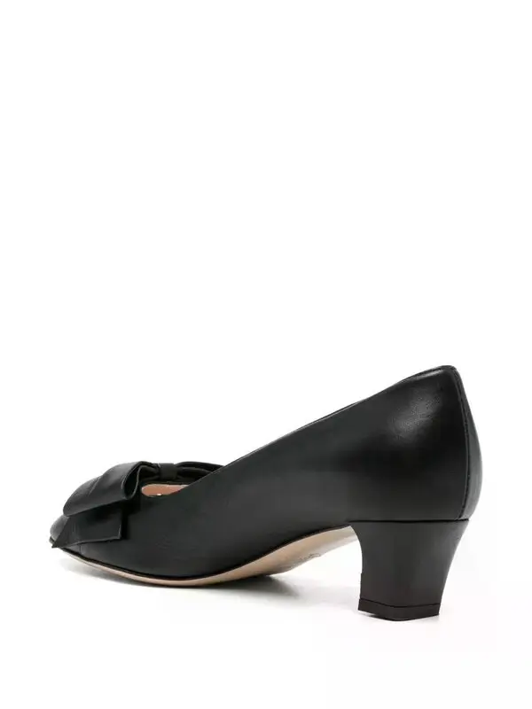 Valentino Garavani Leather Bow Detail Pumps