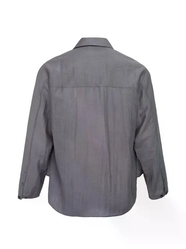 JIYONGKIM Layered Zip-up Shirt