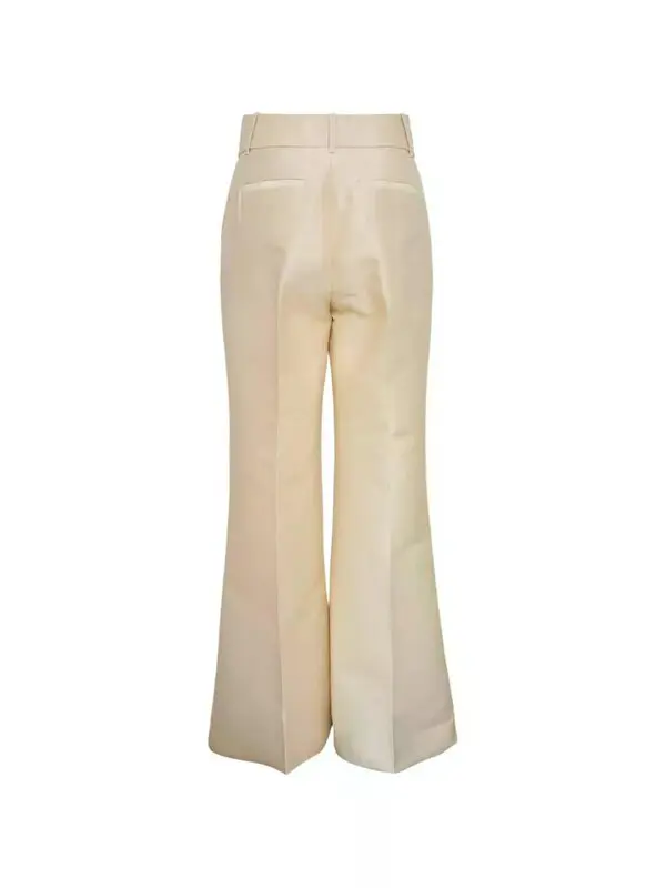 Zimmermann Off-white Flared Hem Trousers