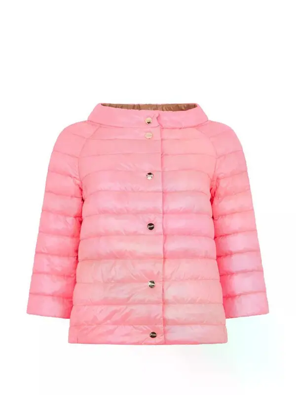 Herno Quilted Button-fastening Jacket - Neutrals