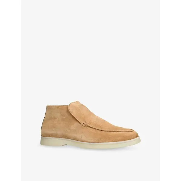 AURELIEN Suede Loafers - Beige