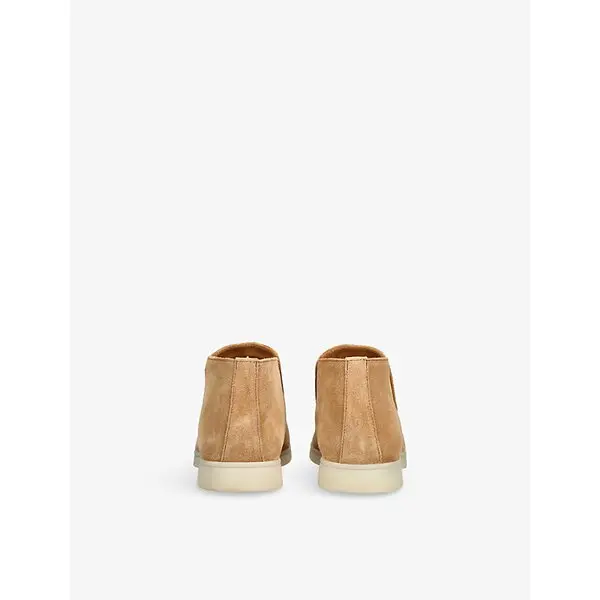 AURELIEN Suede Loafers - Beige