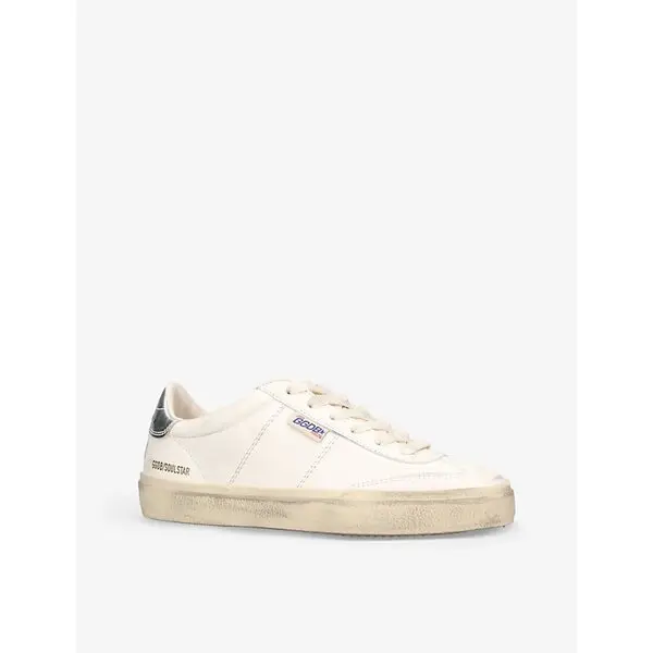 GOLDEN GOOSE Soulstar 80185 Distressed Leather Low-top Trainers - White/oth