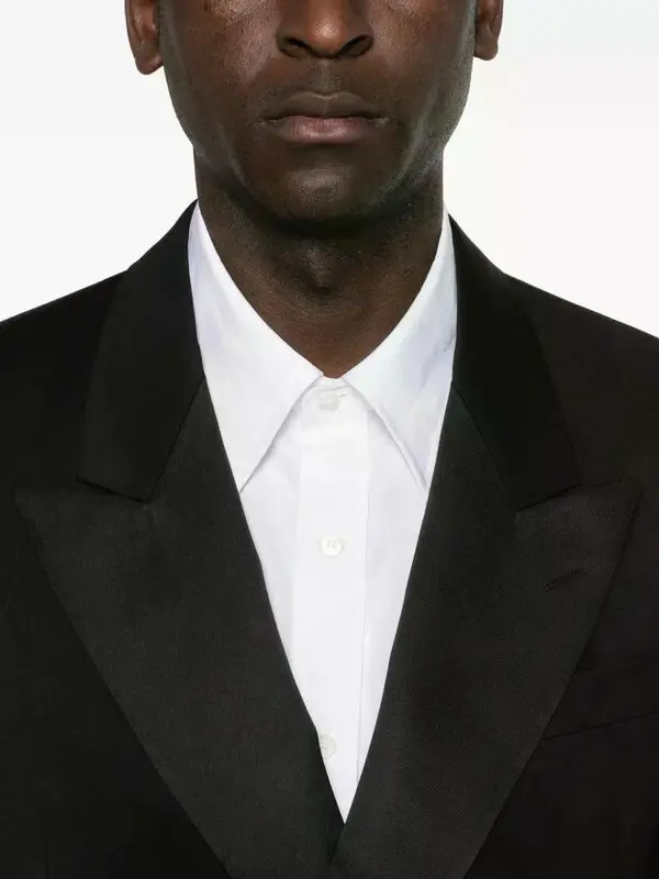 LARDINI Peaked-lapel Double-breasted Jacket