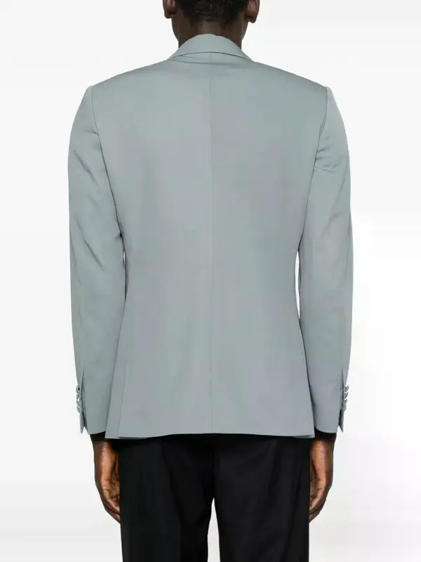 LARDINI Peaked-lapels Blazer - Blue