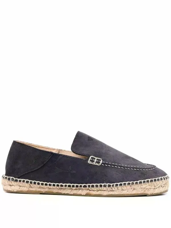 Manebí Hamptons Decorative Stitching Espadrilles - Blue