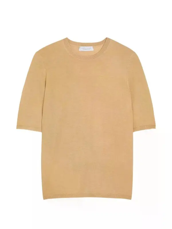 Gabriela Hearst Short-sleeve Crewneck T-shirt - Neutrals