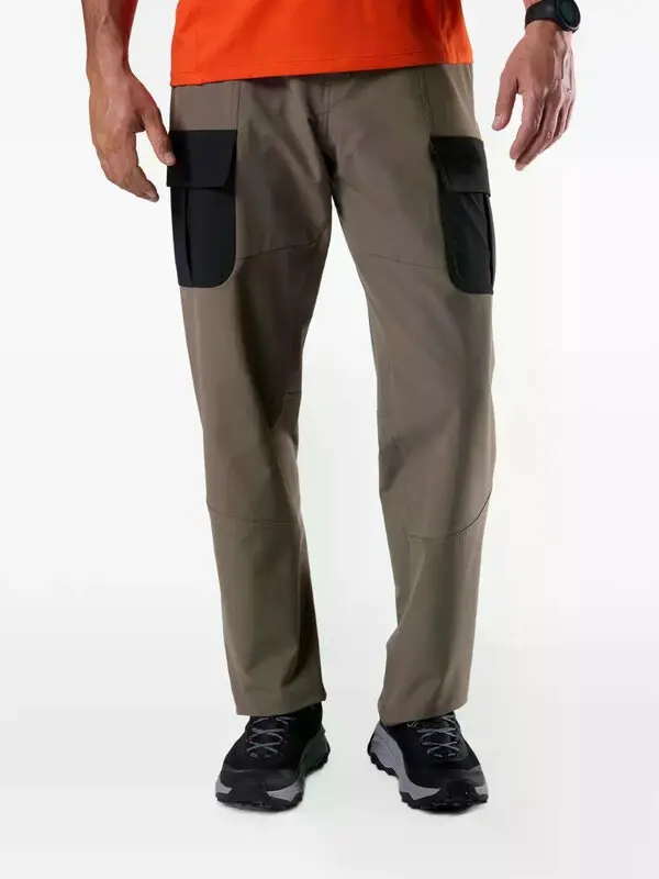 Rossignol Cargo Hiking Trousers With Belt And Adjustable Cuffs - Brown