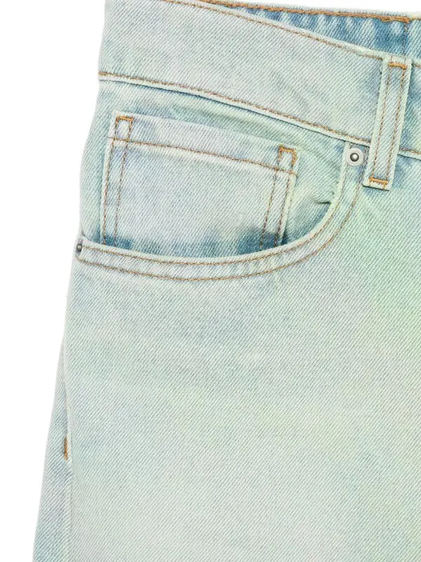 PAURA Twist Baggy Jeans Light Wash