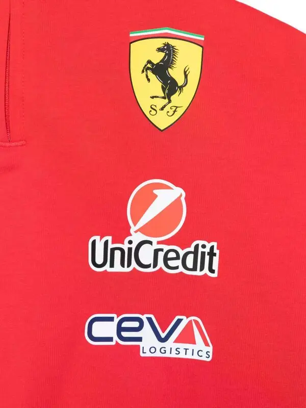 PUMA X Scuderia Ferrari Short-sleeved Polo Shirt - Red