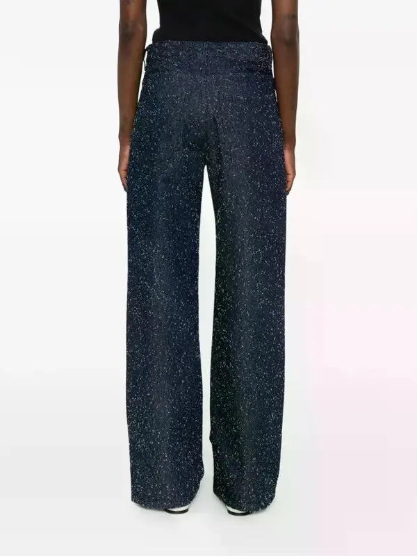 Jacquemus Belt-loops Wide-leg Jeans