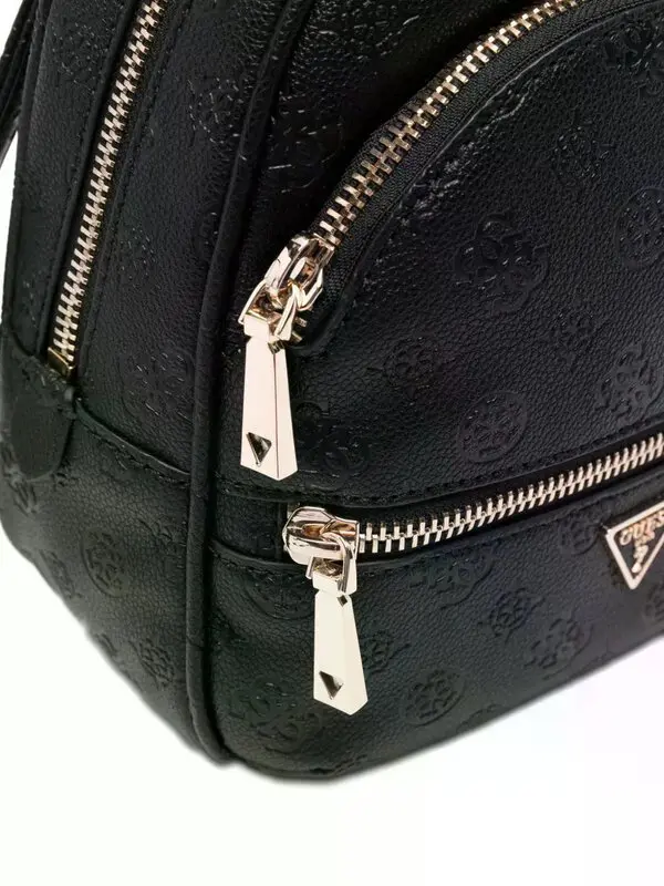 Guess Debossed-logo Zip Backpack