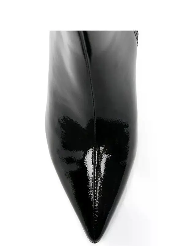 LINDA BAUMANN Pointed Toe Zip Fastening Boots