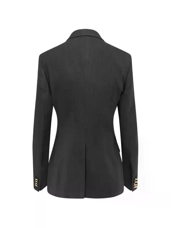 Tagliatore Buttoned Tailored Blazer - Black